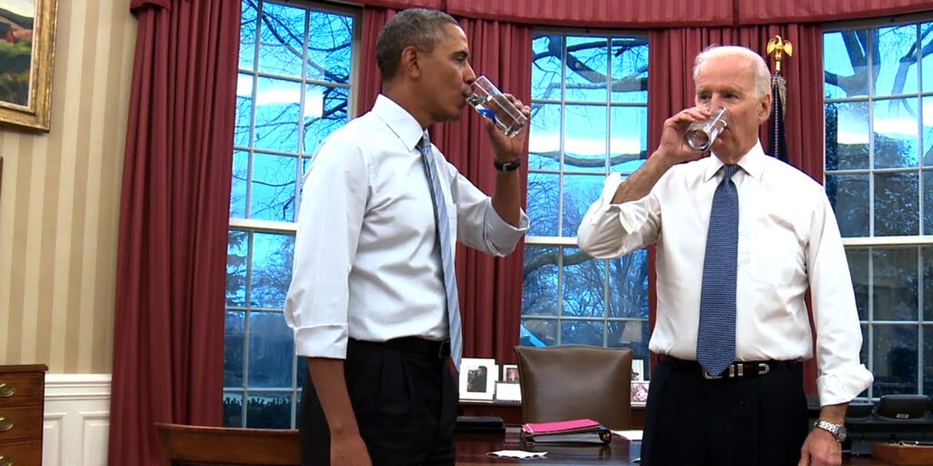 Nation Hides Sadness In Hilarious Obama And Biden Bromance Memes